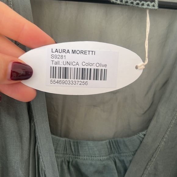Laura Moretti | Dresses | Laura Moretti Made In Italy 0 Silk Olive ...